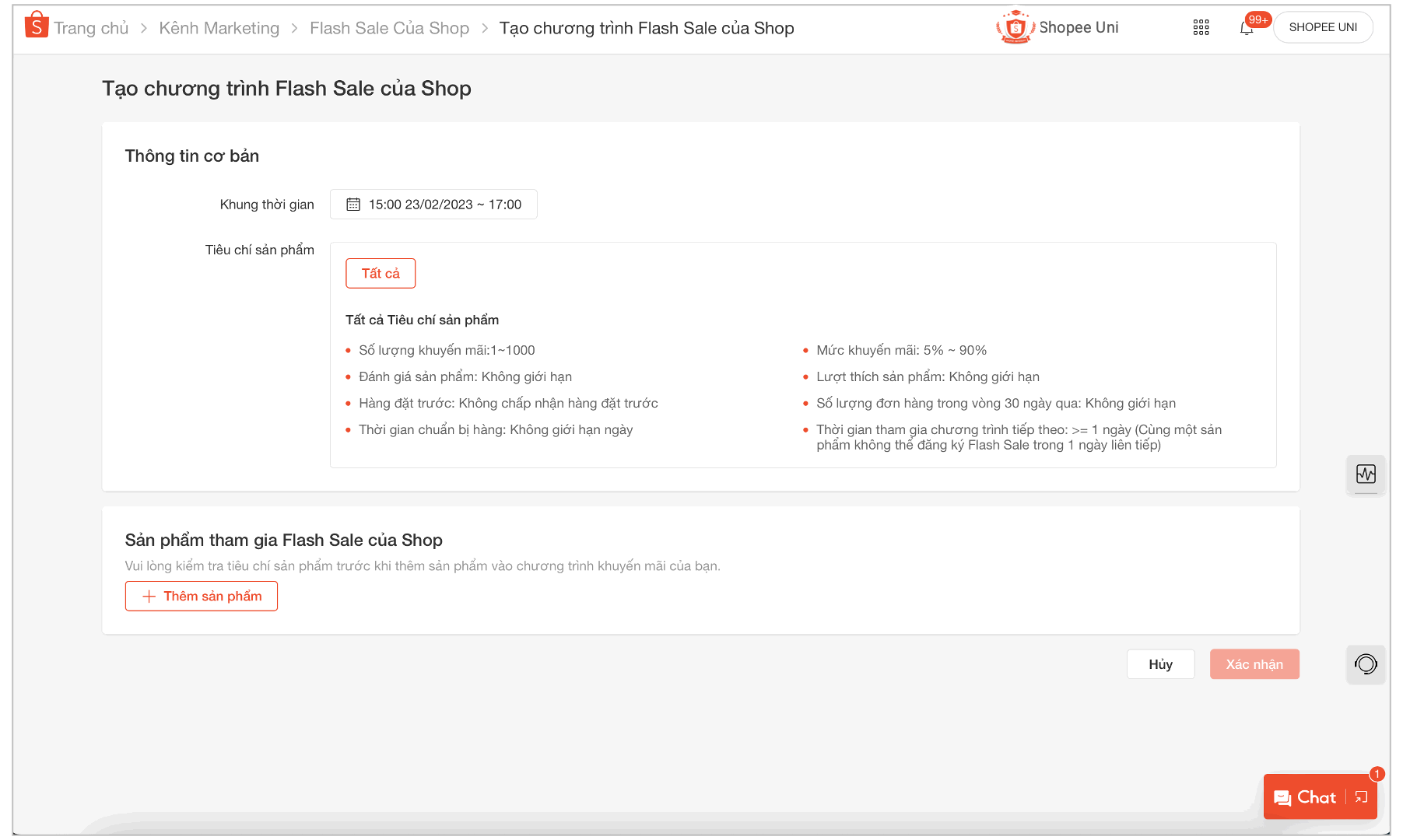 Cách tạo Flash Sale của Shop tại Shopee | Học viện Shopee - Shopee Uni ...