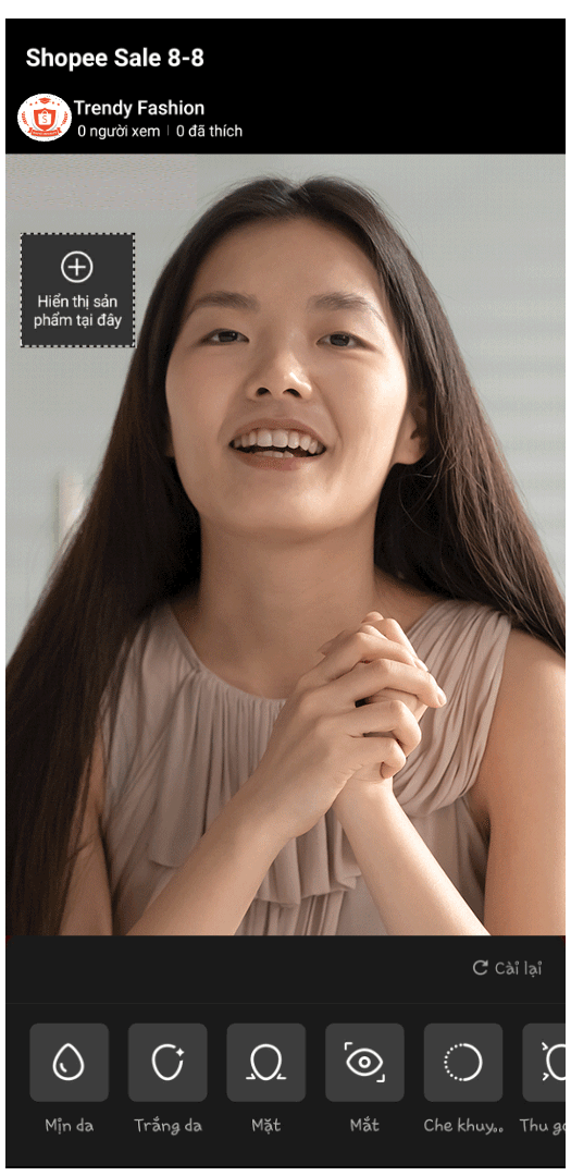 Tính năng Làm đẹp & hiệu ứng trên Shopee Live | Học viện Shopee [Shopee]