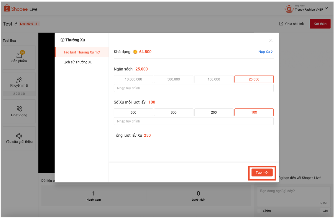 Tính năng Thưởng Xu trên Shopee Live bạn đã biết chưa? | Học viện ...