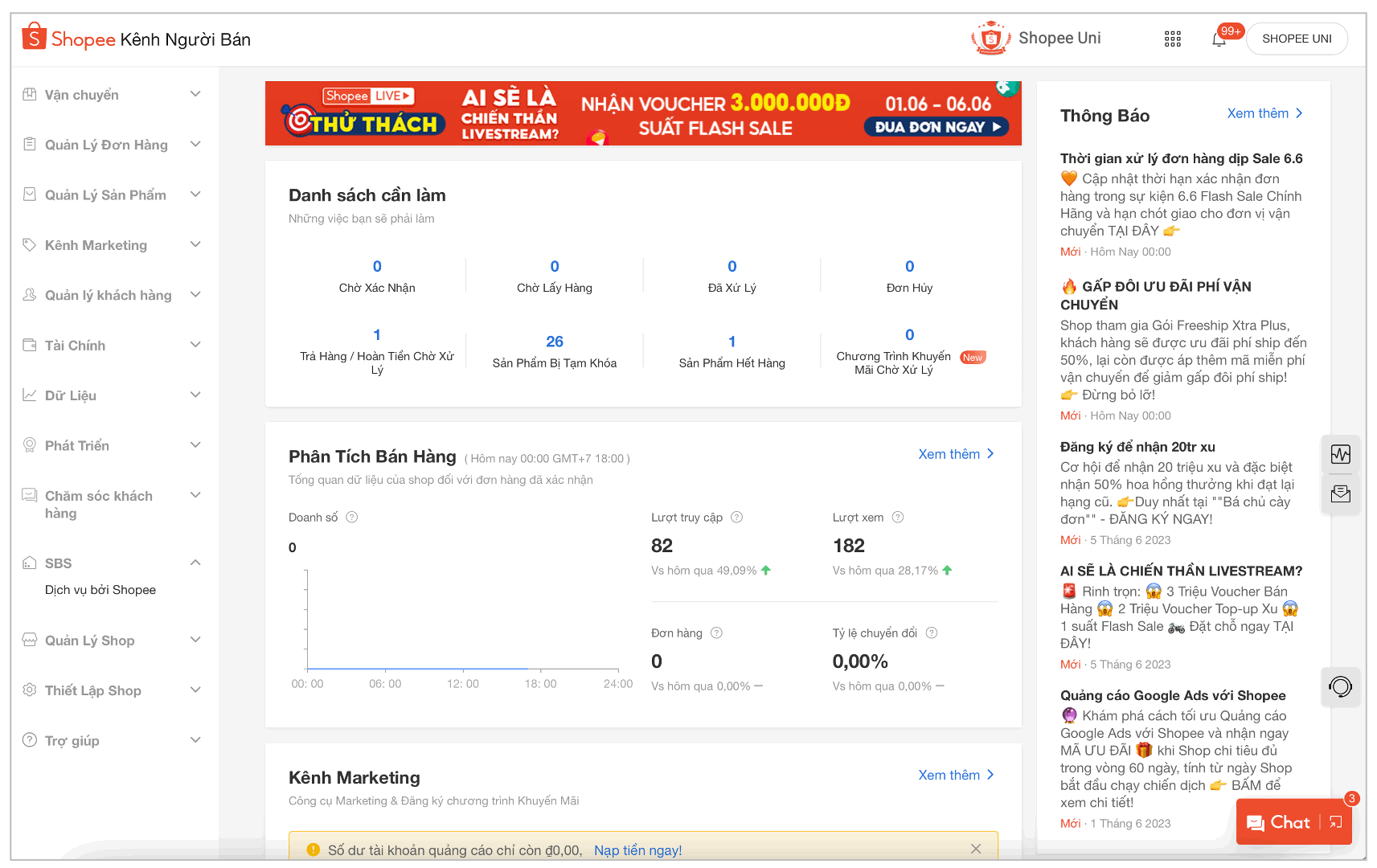 Đăng ký dịch vụ Xử lý đơn hàng bởi Shopee (FBS) | Học viện Shopee - Shopee Uni Vietnam